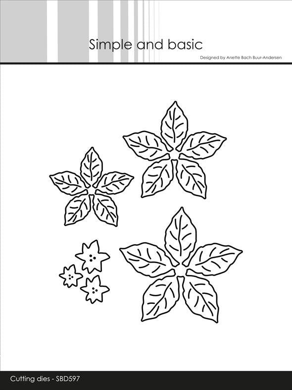Die Poinsettia SBD597 Simple and basic - Simple and Basic - Lunahobby