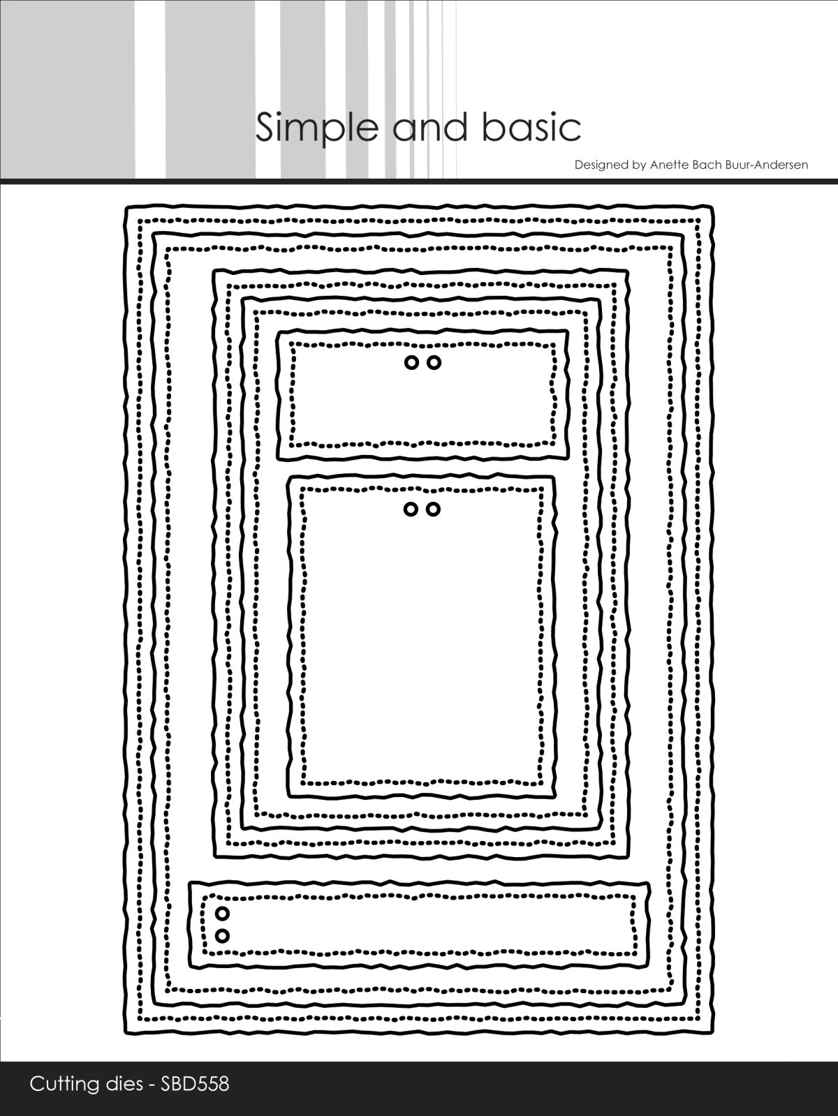 Die Old Paper A6+A7 SBD558 Simple and Basic - Simple and Basic - Lunahobby